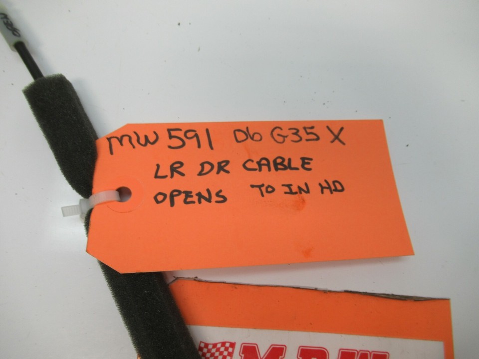 REAR DOOR LATCH CABLE TO INNER DOOR HANDLE OPENS for 03 04 05 06 ...