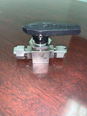 3/8" Tube Ball Valve 316SS (6000 Psi) PANAM PBV-2-5-06-OD SWAGELOK ...