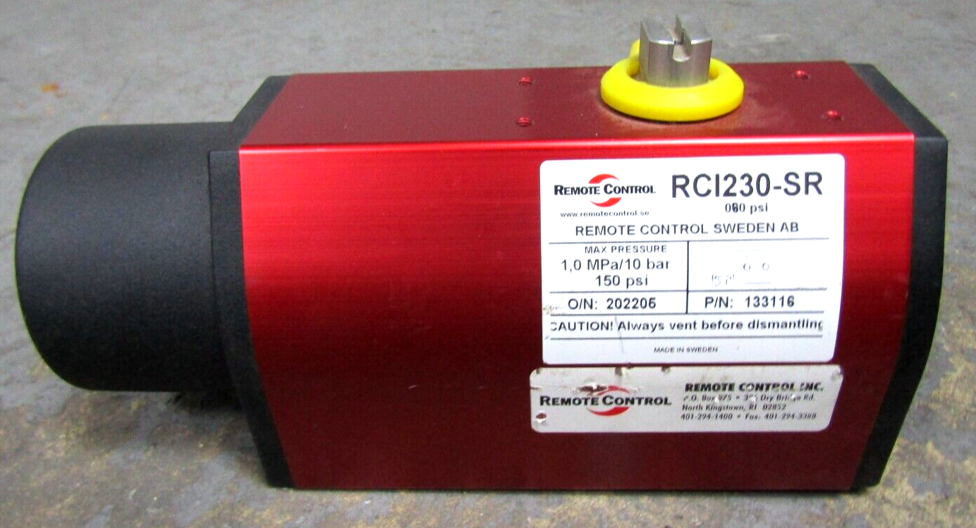 🔥NEW REMOTE CONTROL ACTUATOR 10 BAR 150 PSI 1,0 MPa 10 BAR RCI230-SR | eBay