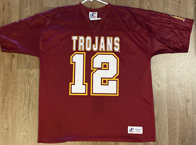 USC Trojans #12 Football Jersey Vintage Men's XL by Logo Athletic - As ...