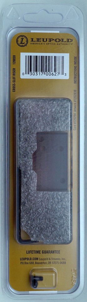 Leupold Deltapoint Pro Picatinny/Weaver Cross Slot Mount Adapter Riser ...