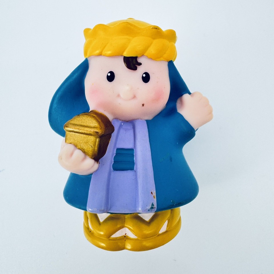 Fisher Price Little People Nativity Manger Jesus Mary Joseph Angel Wise ...