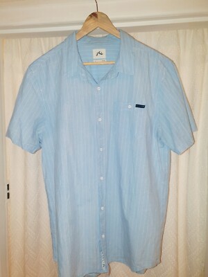 Rusty Size Large Collared Shirt 100% Cotton | eBay Australia
