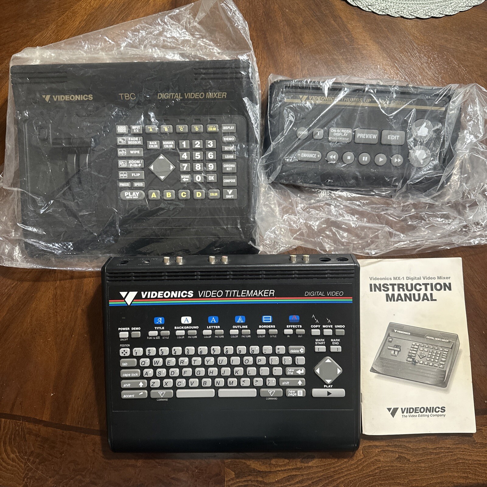 Videonics Mx-1 , Tx-1 , Tu-1 Digital Video Mixer Untested | eBay