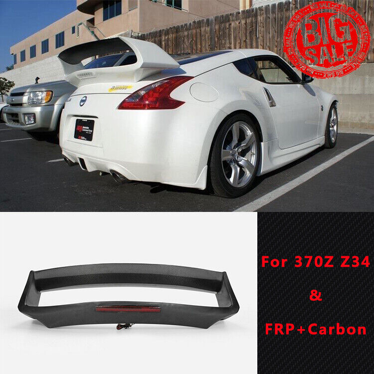 Rear Boot Lid Spoiler Part For Nissan 370z z34 AM-Style FRP Wing+ ...