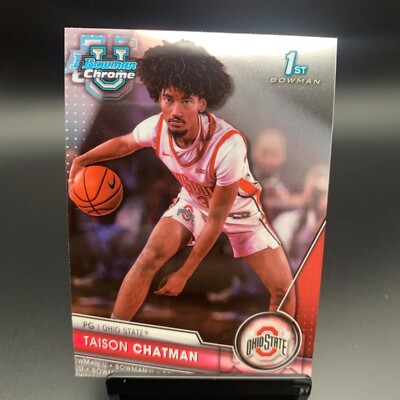 2023-24 Bowman Chrome U #62 Taison Chatman Ohio State Buckeyes | eBay