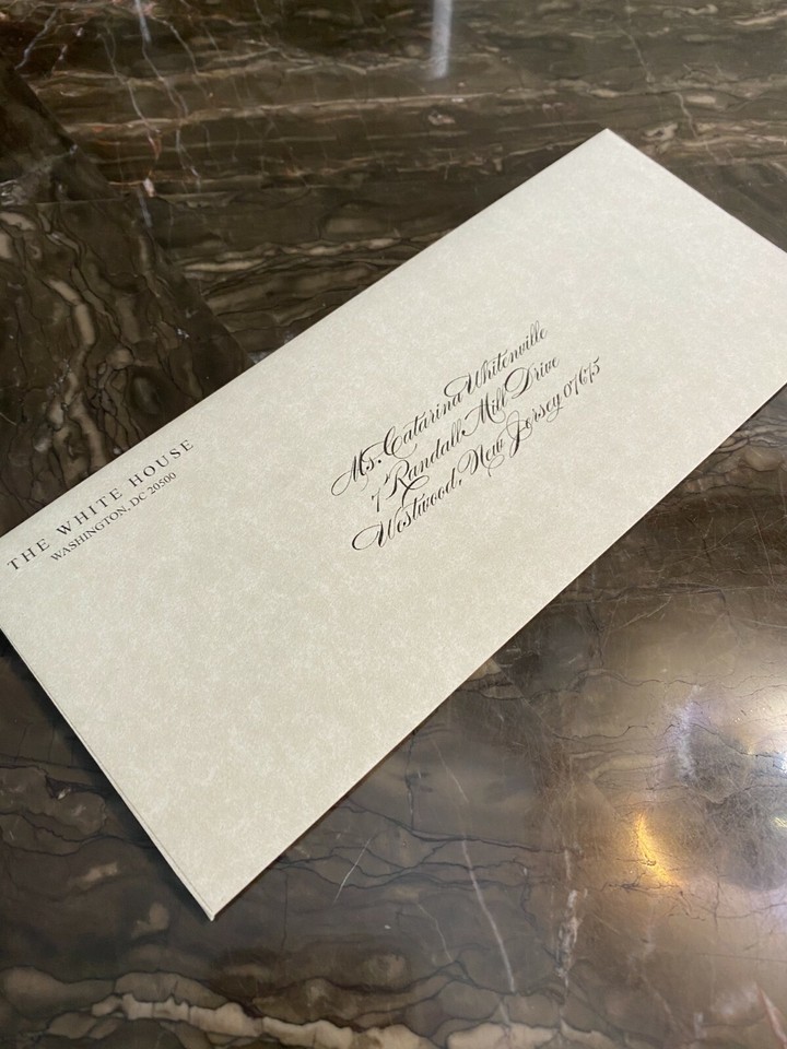 SIGNED Personalized Donald Trump Melania BIRTHDAY Letter | eBay