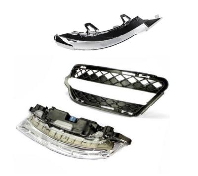 1 SET Right side Fog Light&Trim Cover Grille &Trim Molding For Mercedes ...