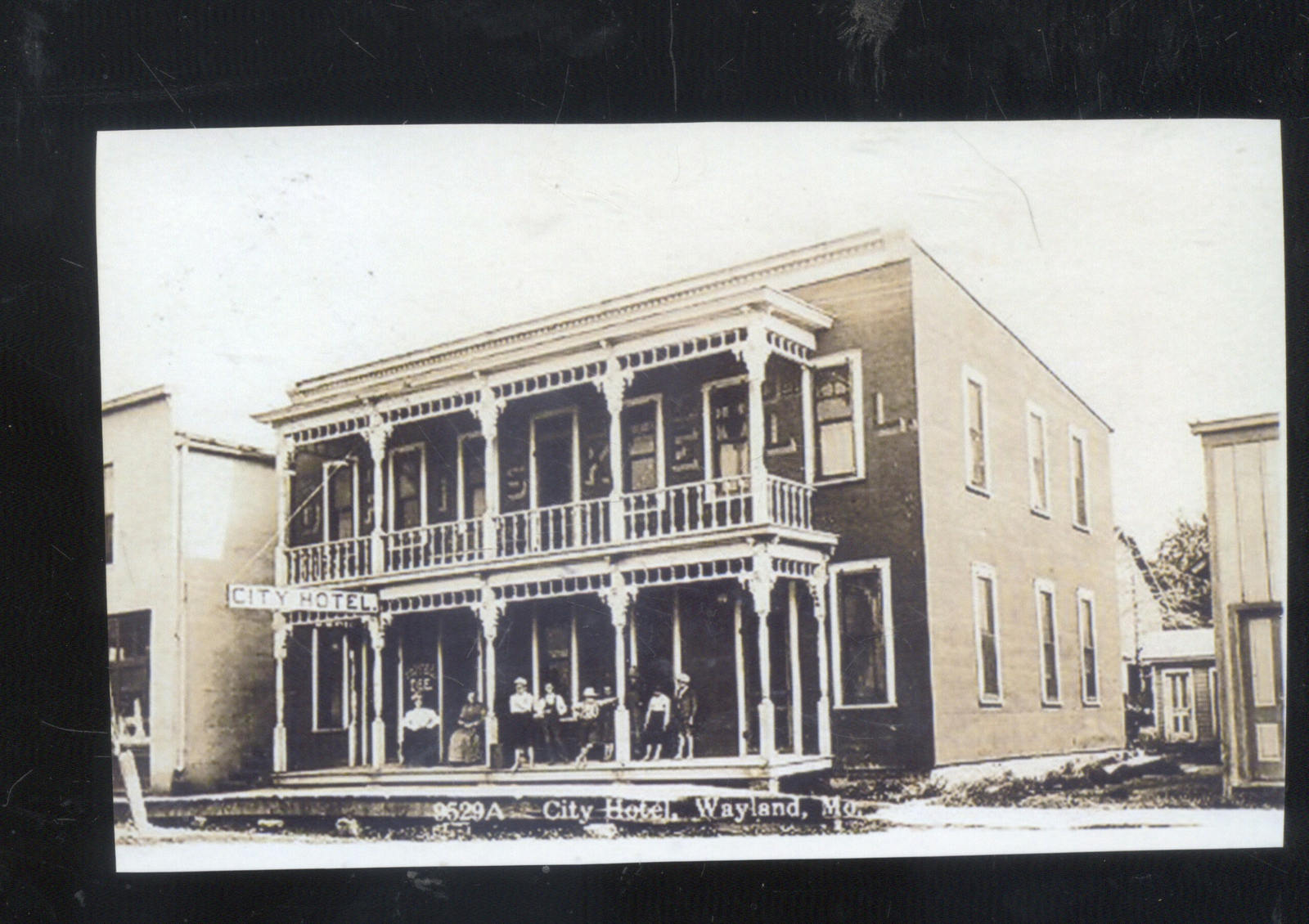 REAL PHOTO WAYLAND MISSOURI DOWNTOWN CITY HOTEL POSTCARD COPY MO. | eBay