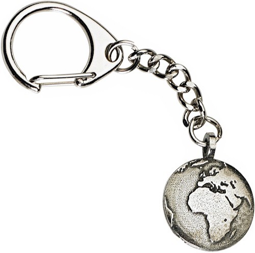 Planet Earth Keyring - Beautiful Pewter Keychain | eBay