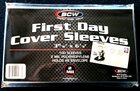 1 Pack (100) BCW U.S. First Day Cover Sleeves #6 Envelope Size 3 15/16 ...