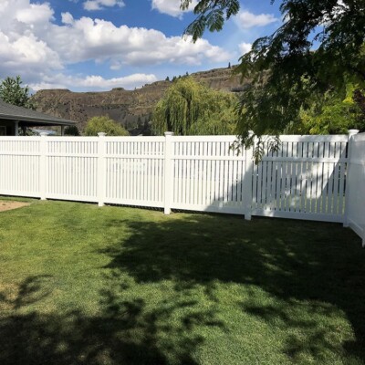 Hamptons Semi-Privacy Picket PVC Fence 1800 x 2440 Panel Vinyl | eBay ...