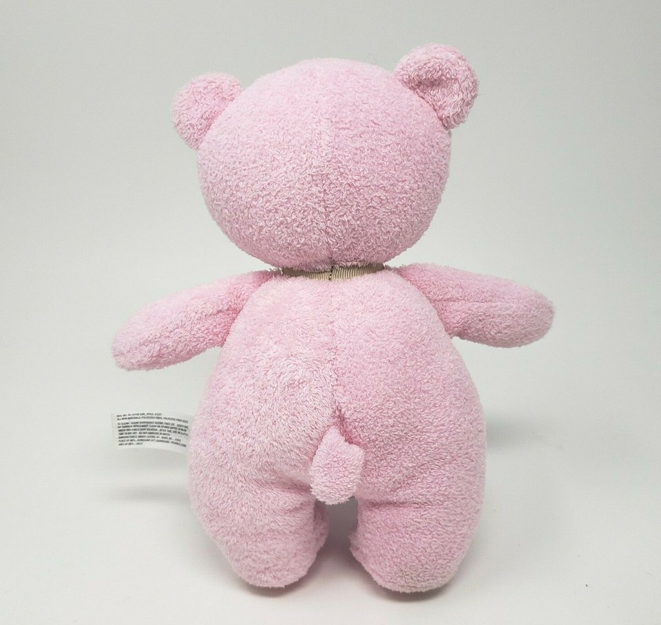 CARTER'S MY FIRST BABY BEAR PINK TEDDY STUFFED ANIMAL PLUSH TOY RATTLE ...