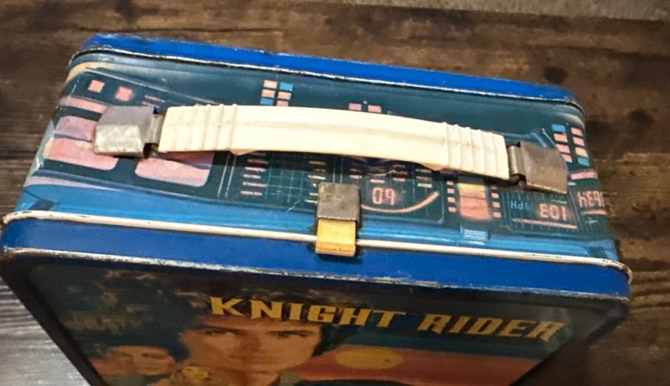 Vintage Knight Rider Metal Lunch Box with Thermos 1982-1983 David ...