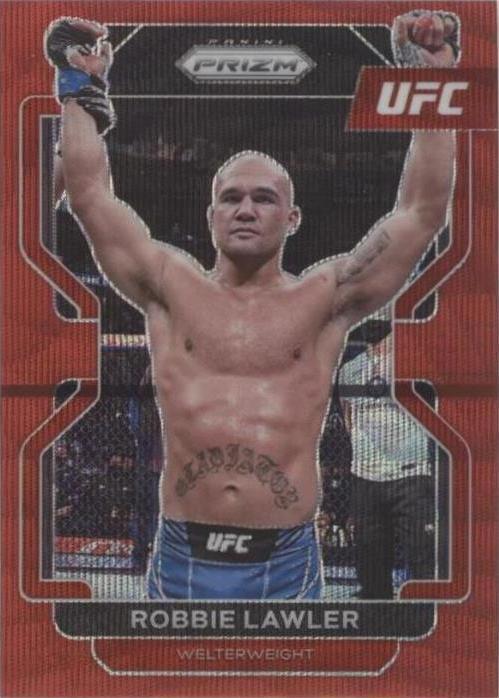 2022 Panini Prizm UFC - Robbie Lawler #167 Ruby Wave Prizm for sale ...