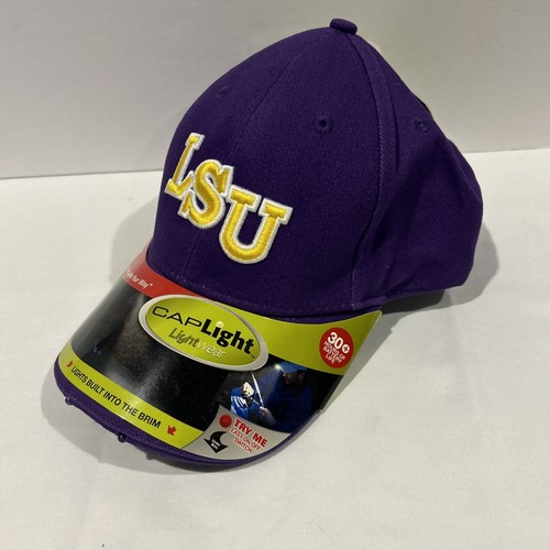 LSU Tigers Baseball Cap w/ LED Lights on Bill/Adjustable/New w/ Tags ...