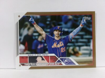 2023 Topps Update Gold Parallel #US292 Walk it Off, Pete! /2023 New ...