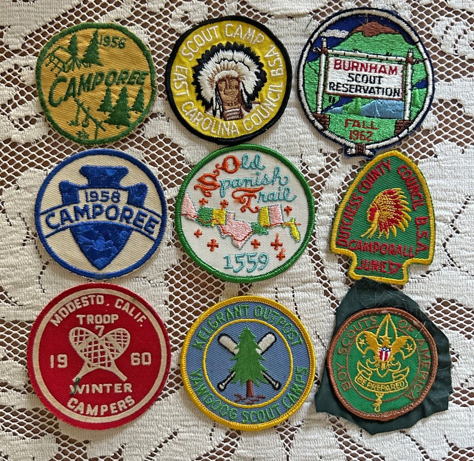 Boy Scout Patch Lot 1960's 120+ All Over But Mostly So Cal Hat Sash ...
