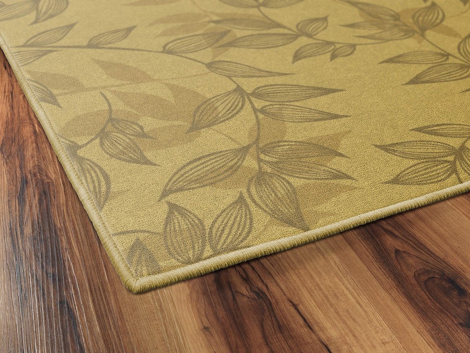 Brumlow Mills Entwined Simple Floral Home Indoor Area Rug with Colorful ...