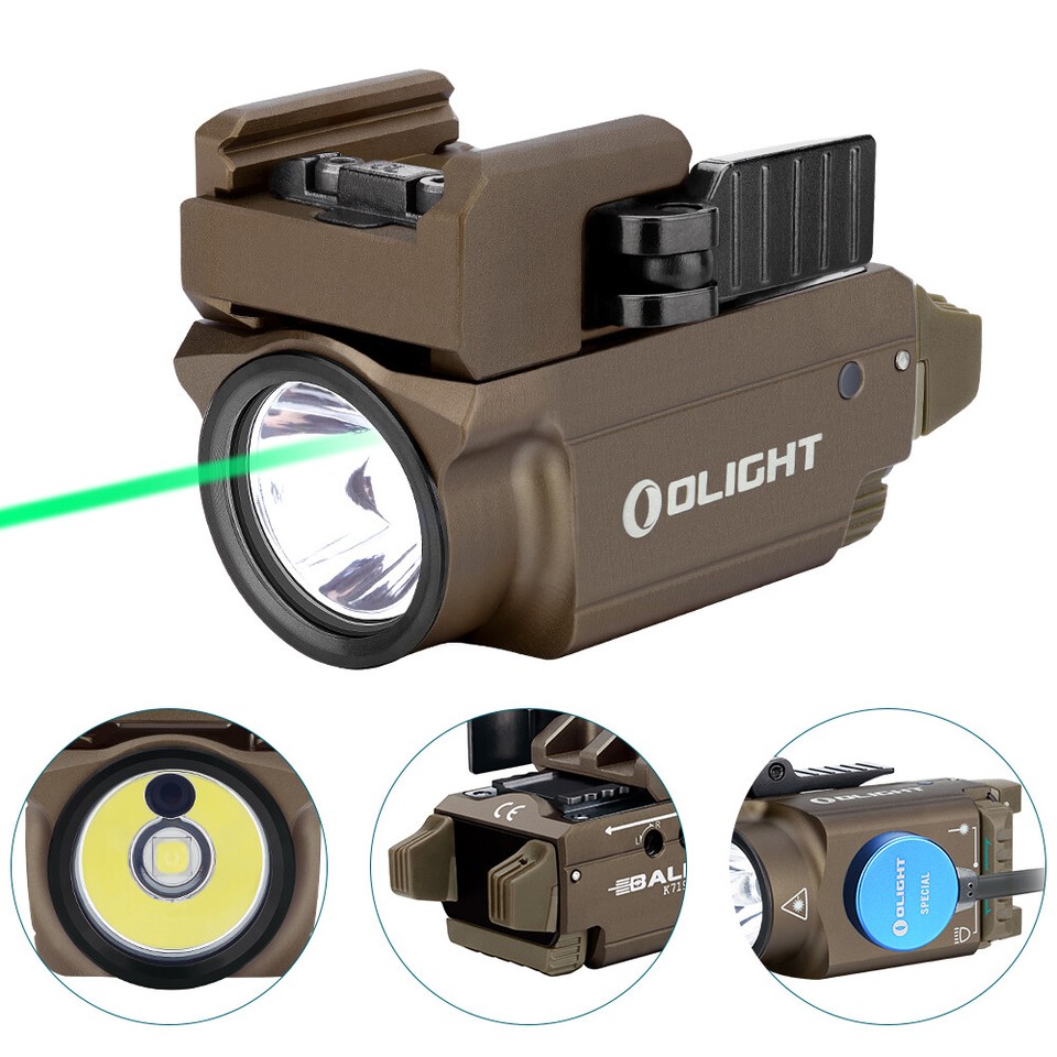 Olight Baldr Mini Rail Tactical Flashlight Rechargeable Weaponlight ...