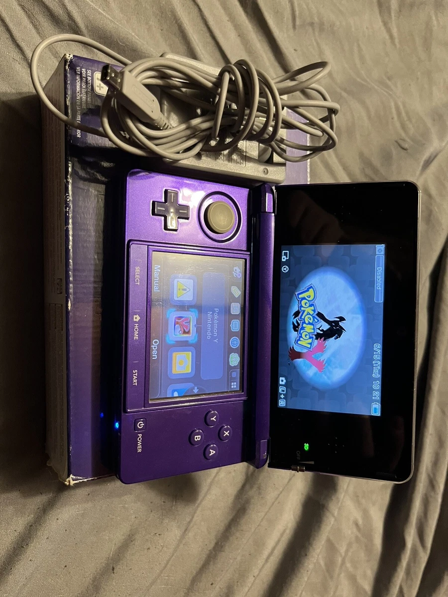 Nintendo 3ds Midnight Purple Box