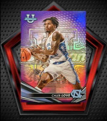 Caleb Love *247/250* 2022-23 Bowman U Best Purple Refractor #11 UNC ...