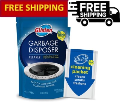 Glisten Garbage Disposer Care Cleaner, Lemon Scent, 4 uses | eBay