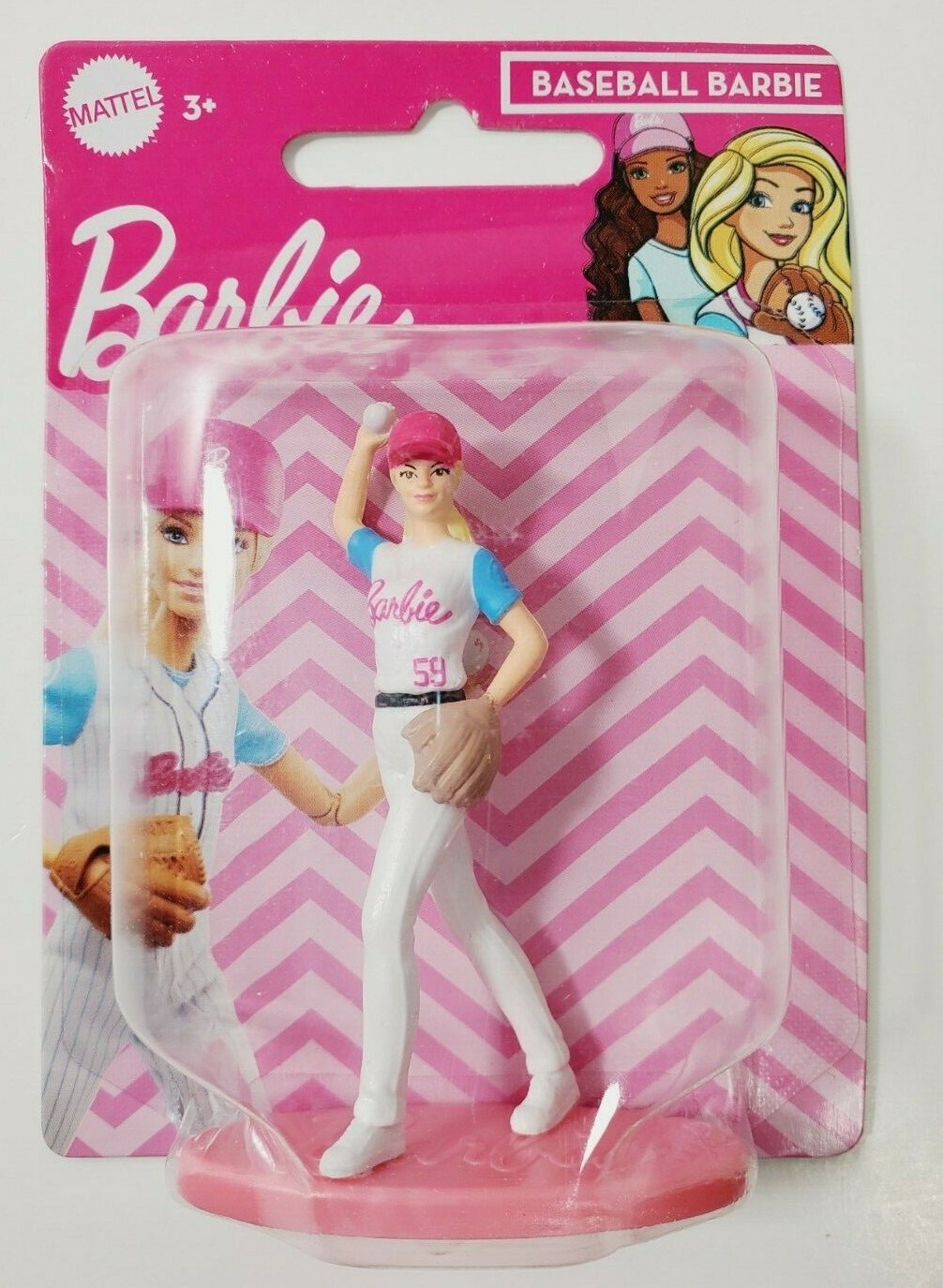 NEW 6 Barbie Mini Doll Figurines Chef/Baseball Astronaut/Pop Star ...