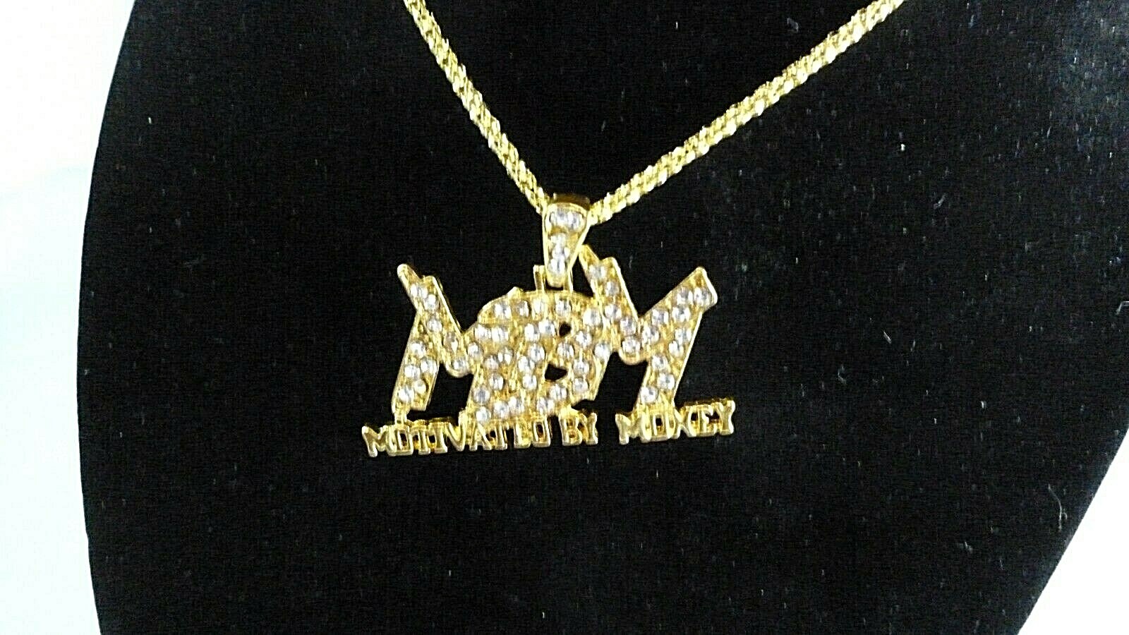 Motivated By Money Necklace MBM Pendant Chain Gold | eBay