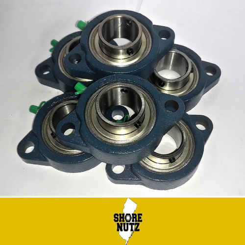 (6 PIECES) 1-1/4" LIGHT DUTY 2 Bolt Flange Bearing, SBLF206-20G SBLF206 ...