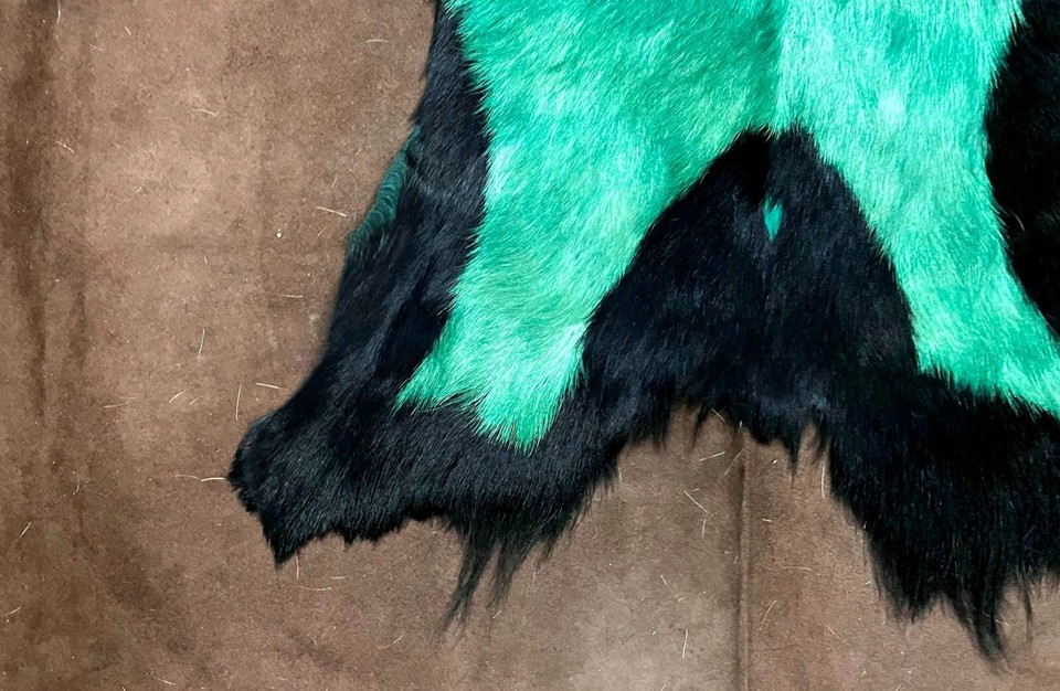 Goat Hide Fur, Fireplace Pelt Rug, Icelandic Animal Skin, Natural ...