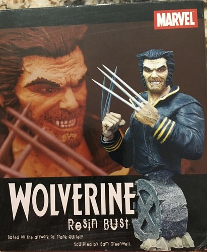 MARVEL Universe WOLVERINE Resin Bust 6" Tall 1911/7500 Sam Greenwell ...