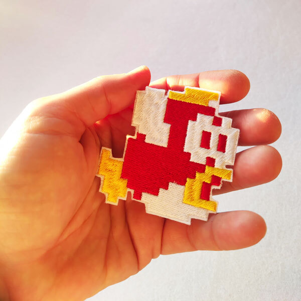 Nintendo Patch Super Mario Characters Embroidered 8Bit Iron-On 2.35" | eBay