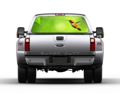 HUMMINGBIRD Car Rear Window Graphic Decal Sticker Truck SUV Van Birds ...