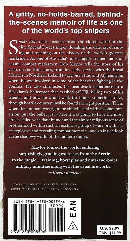 Sniper Elite:Top Special Forces Marksman by Rob Maylor[Paperback 2014 ...