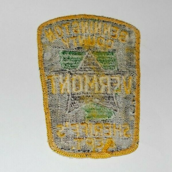 Bennington County Vermont Sheriff`s Dept. Police Patch | eBay