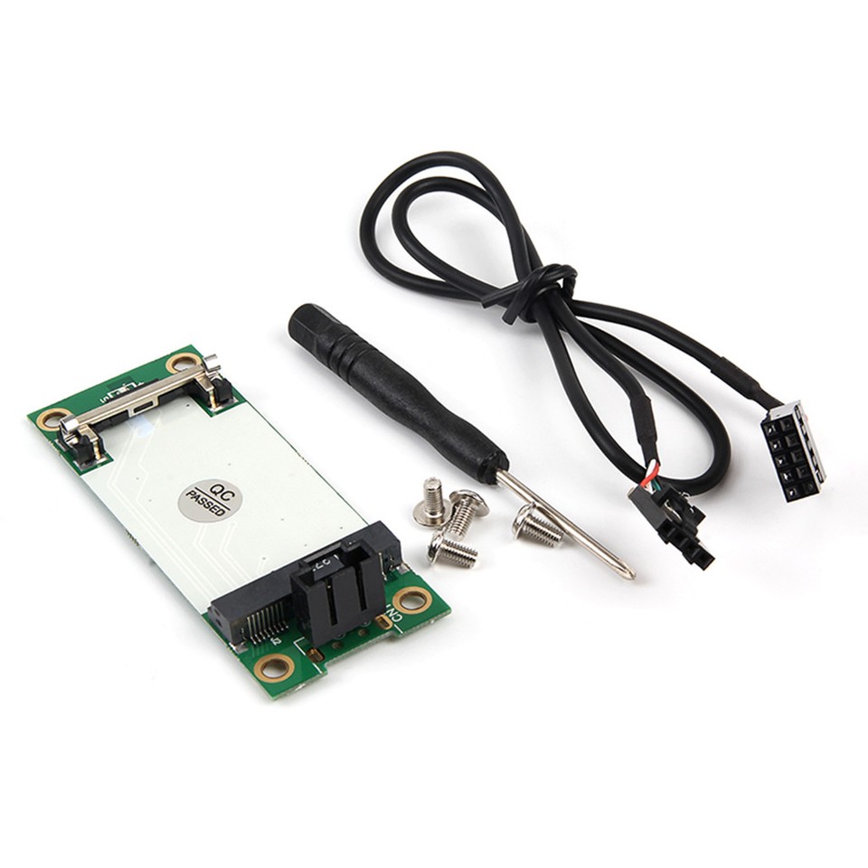 Mini PCI-E Wireless WWAN Card to USB Adapter card for 3G 4G WWAN/LTE ...