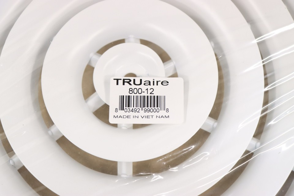 TRUaire 800-12 12" Round Air Diffuser 803492990008| eBay