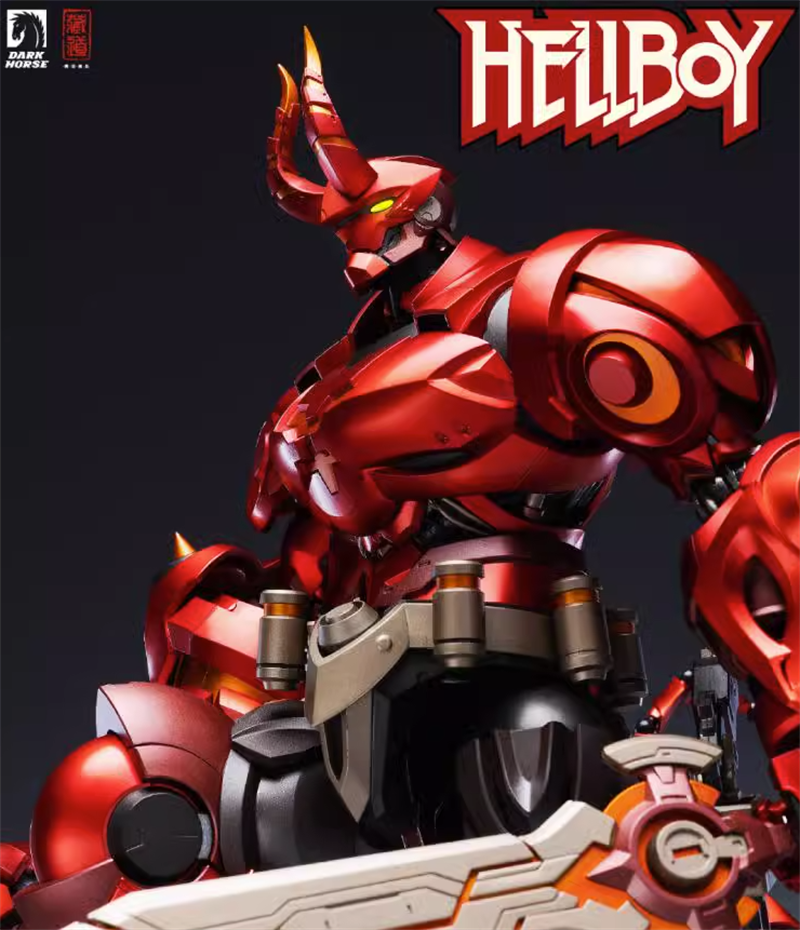 Hellboy Action Figure Alloy Mecha Model Toy Collect Finished New In Box ...