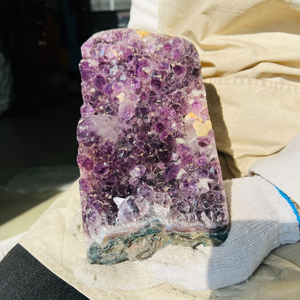 4.51LB Natural amethyst agate geode mineral specimen 2050g | eBay