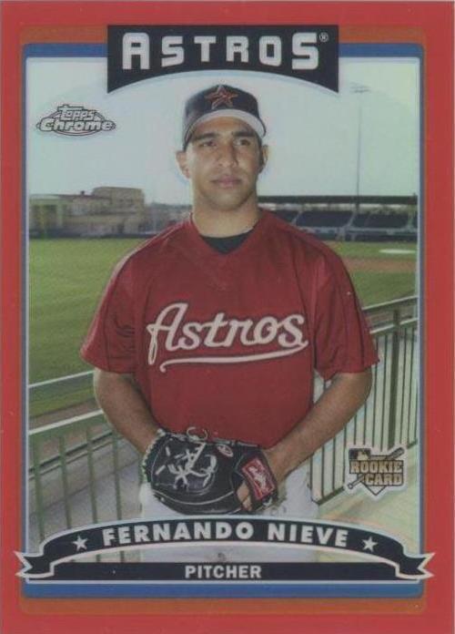 2006 Topps Chrome - Fernando Nieve #323 Red Refractor /90 for sale ...