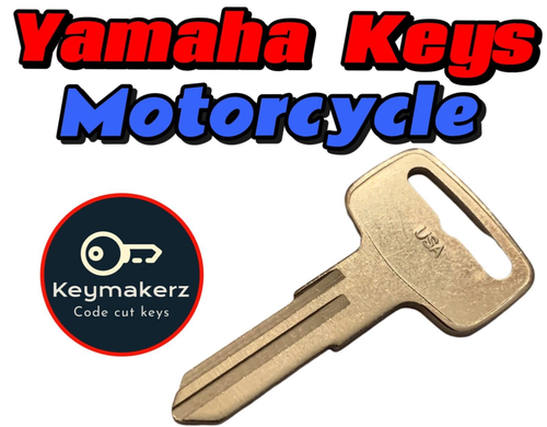 Yamaha Motorcycle Keys Replacement Spare key Cut to Your Key Code 4151 ...