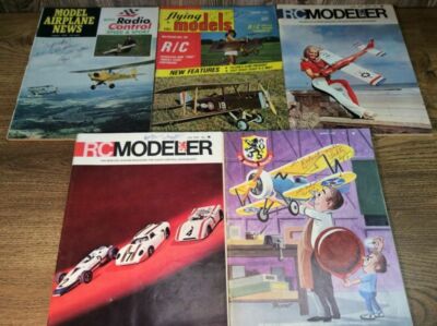 Vintage RC Radio Control Magazines From The 60’s And 70’s Lot Of 5 A61 ...