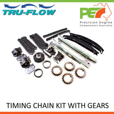 New * TRU FLOW * Timing Chain Kit With Gears For Ford Falcon BA I II ...