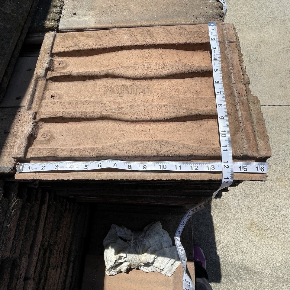 Monier Roof Tile Tiles Reclaimed Concrete Repair Roofing LOCAL PICKUP ...