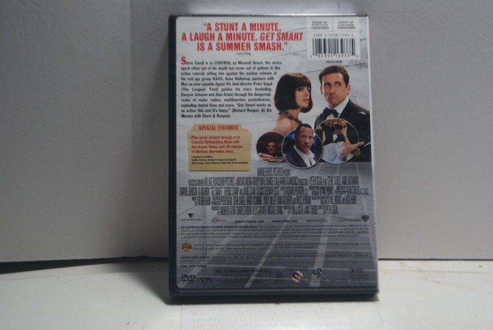 Get Smart BRAND NEW & SEALED! Steve Carrell Anne Hathaway Agent Comedy ...