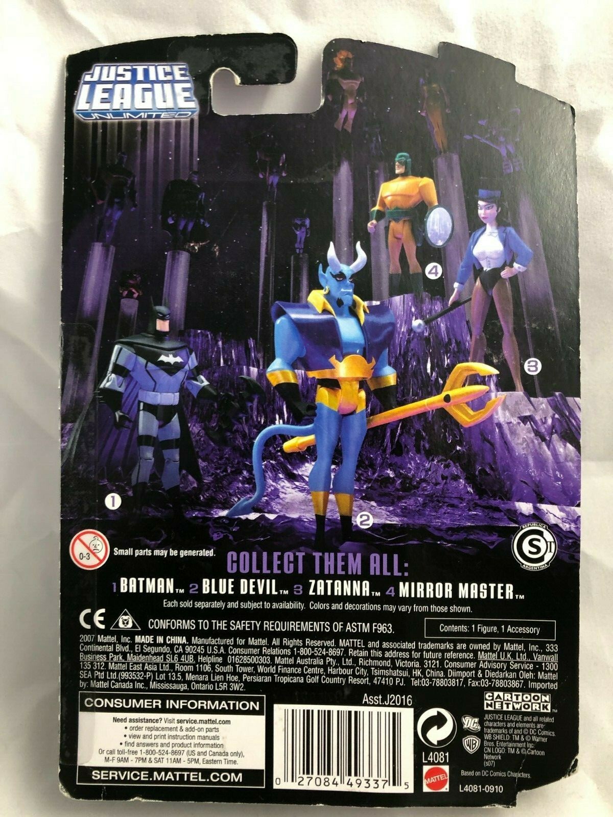 Justice League Unlimited - DC Comics - BLUE DEVIL Action Figure - NEW ...