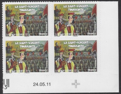 France 2011 Lettre Prioritaire 20g.stamp - La Saint-Vincent Tourmante ...