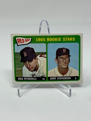 1965 Topps Baseball Rookie Stars Rico Petrocelli Jerry Stephenson Card ...