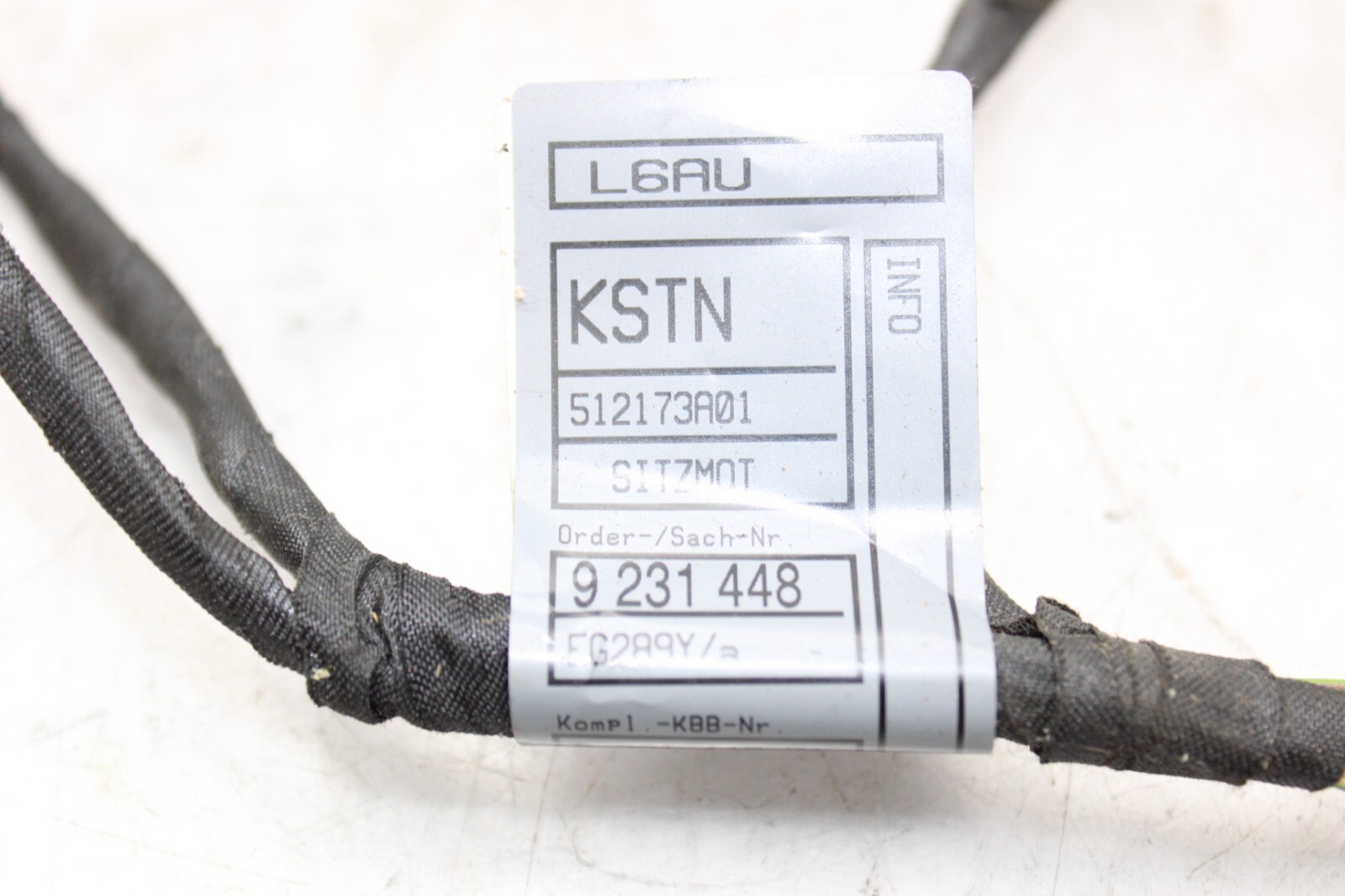 11-13 BMW 5 SERIES F07 F10 F11 Front Left Driver Seat Motor Wiring ...